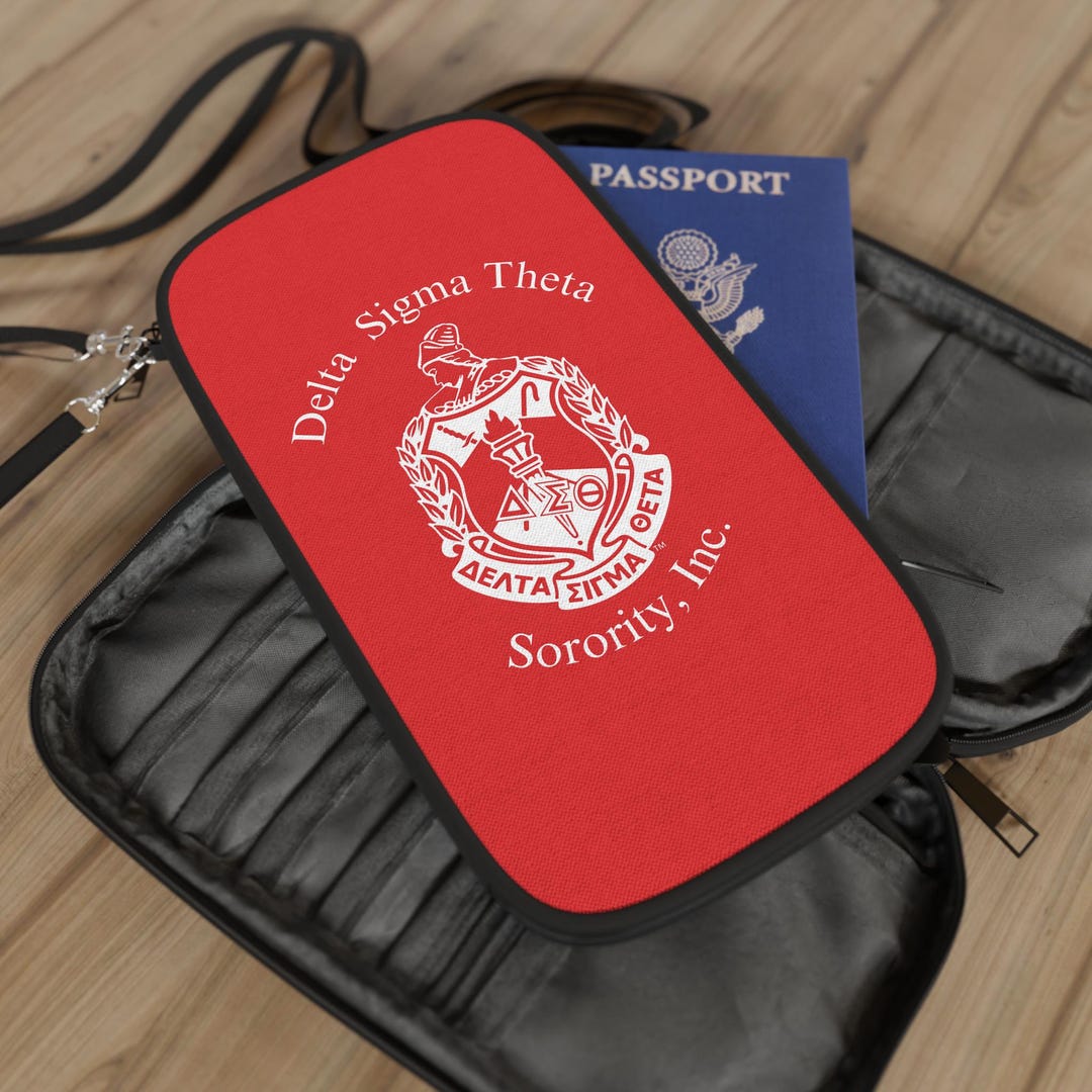 Delta Sigma Theta Sorority, Inc. Travelers Passport Wallet, Adventure ...