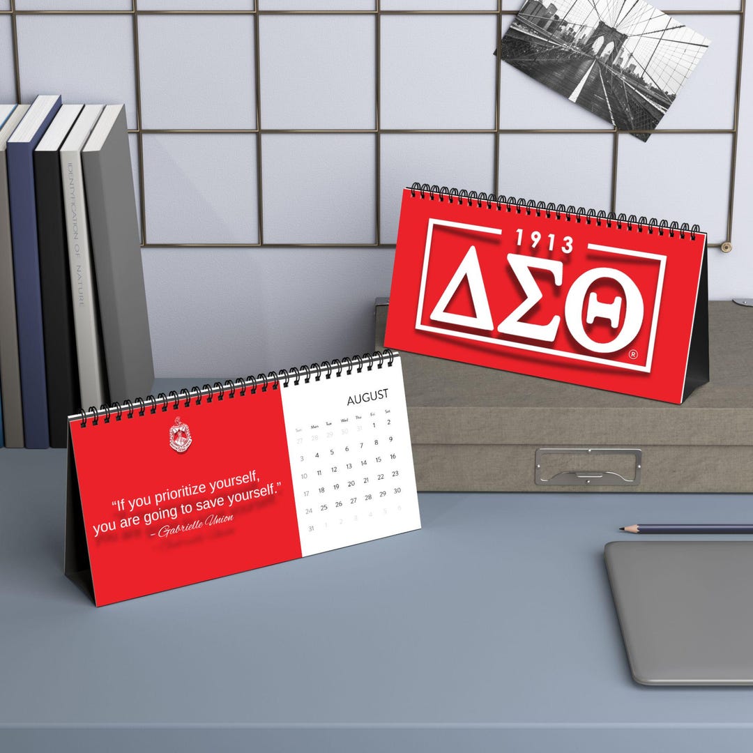 2025 Delta Sigma Theta Desktop Calendar - Etsy