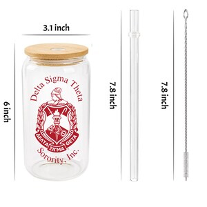 Delta Sigma Theta Clear Glass Jar, DST 1913, Greek Gifts - Etsy