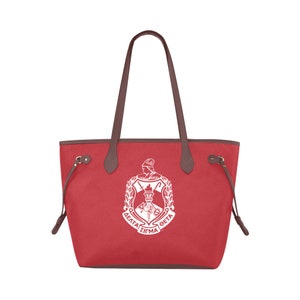 Delta Sigma Theta Shield Canvas Tote, 1913, Gift, Tote Bag, Sorority ...