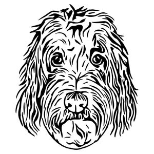 Art & Collectibles Silhouette Sheepadoodle Cricut Goldendoodle svg SVG ...