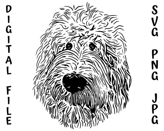 Art & Collectibles Silhouette Sheepadoodle Cricut Goldendoodle svg SVG ...
