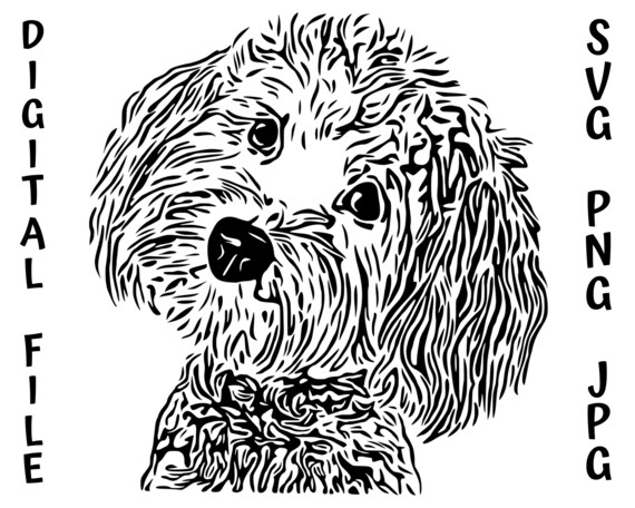 Art & Collectibles Silhouette Sheepadoodle Cricut Goldendoodle svg SVG ...