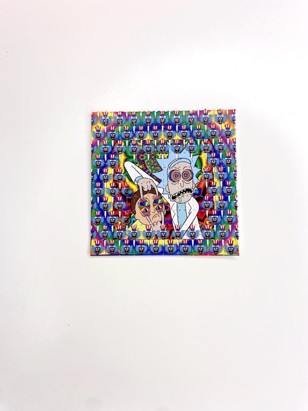 Trippy Rick and Morty Blotter Paper Psychedelic LSD Art, Colorful ...