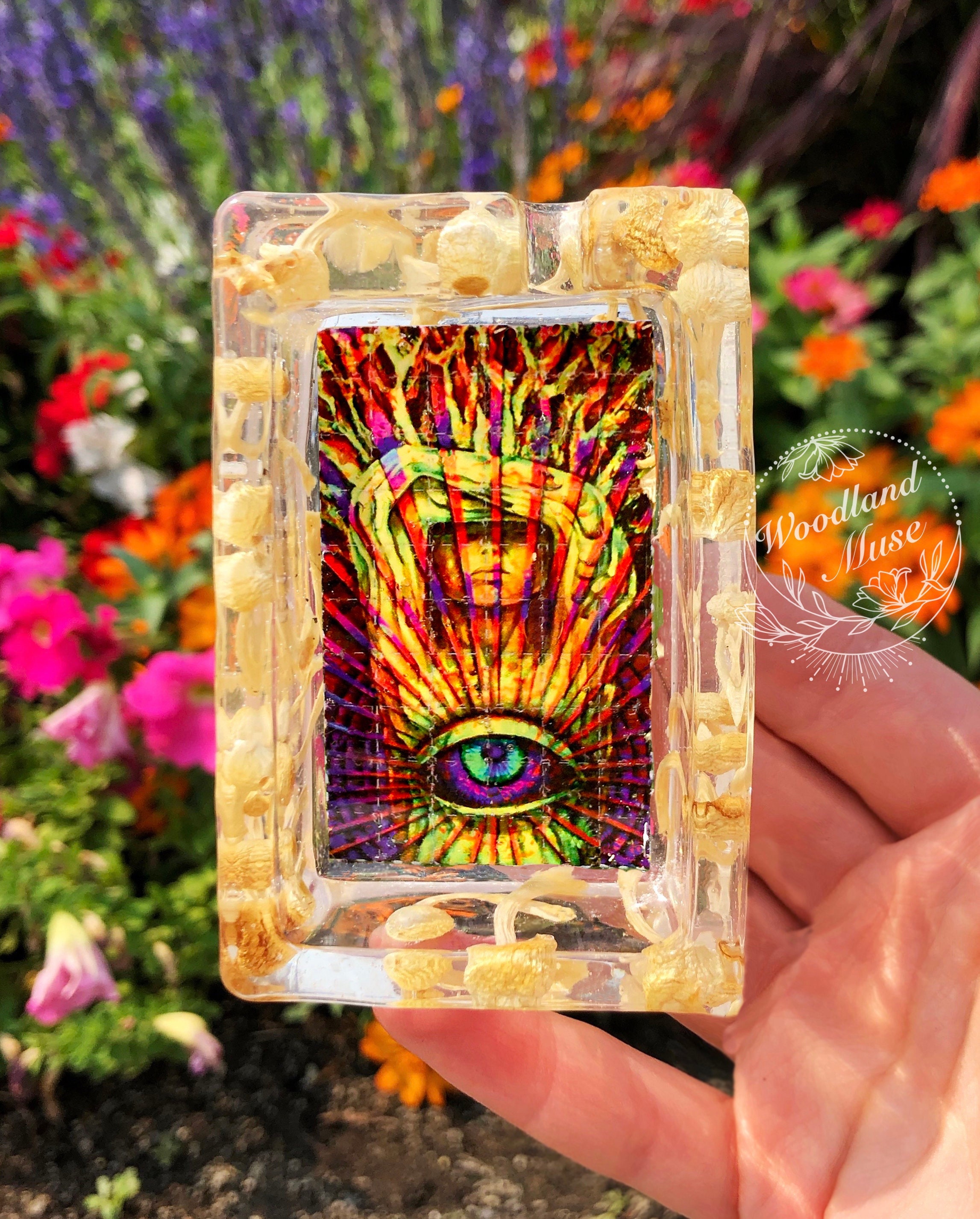 Ashtrays Tobacciana Shiva LSD Blotter and Mushroom Small Ashtray Hindu ...