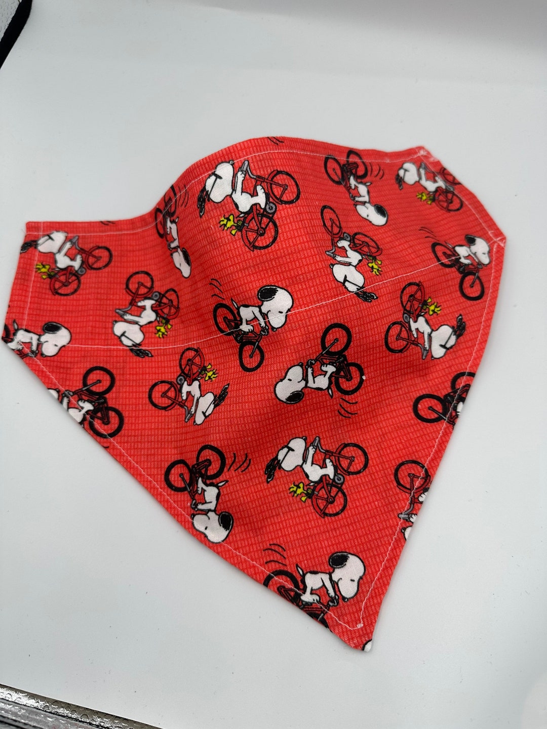 Cute Snoopy Designs Over the Collar Reversible Dog Bandana - Etsy