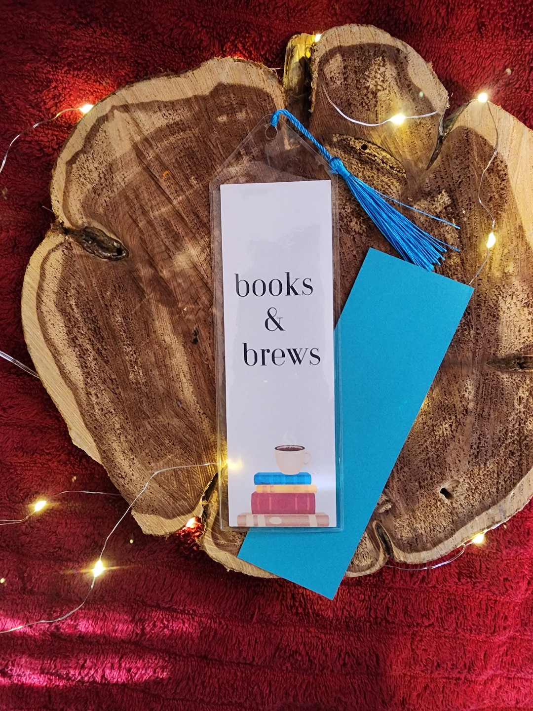 Books and Brews Bookmark - Etsy