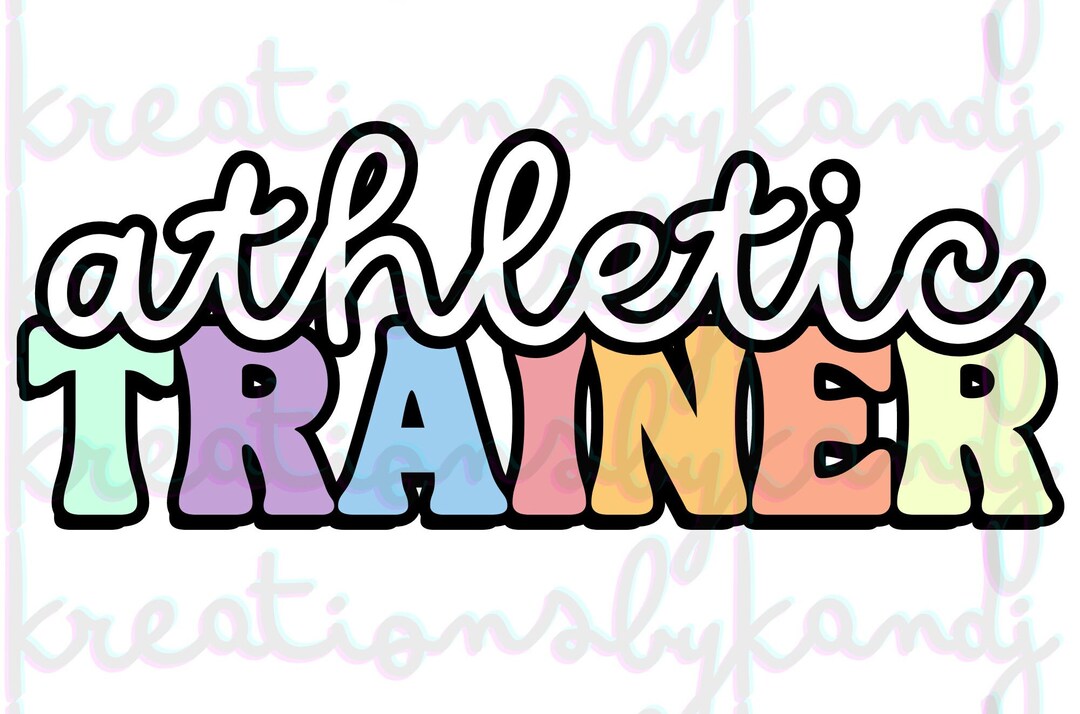 Athletic Trainer Png, Pastel Athletic Trainer, AT, Athletic Trainer ...