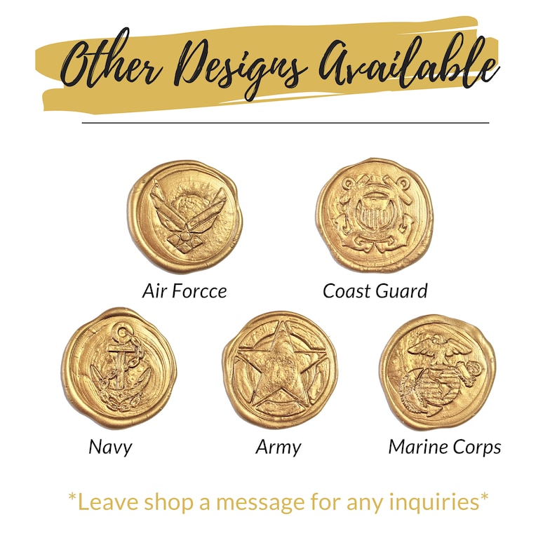 Champagne Gold Crown Adhesive Wax Seal Stickers Wedding - Etsy