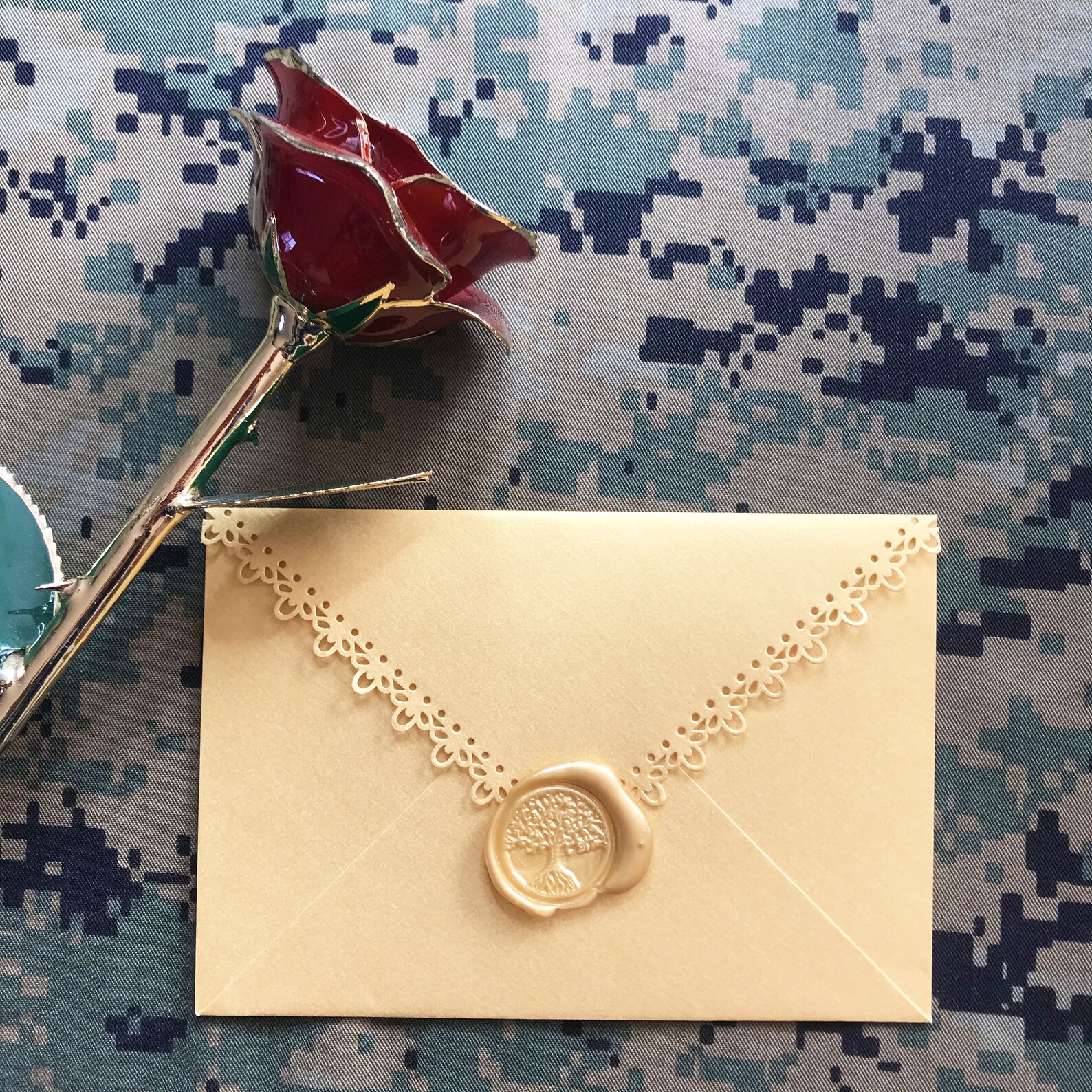 5 Gold Open When Letters/envelopes, Custom Letters to Open, Deployment ...