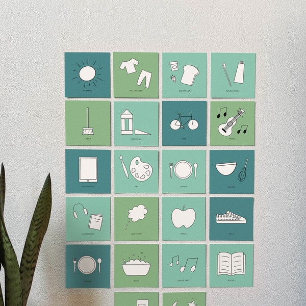 Classroom Visual Schedule Cards - Etsy