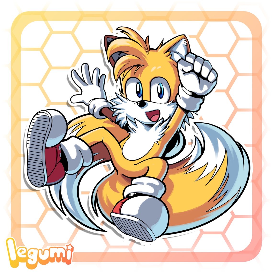 Sonic Movie Sticker Set - Sonic Shadow Knuckles Tails and Super Sonic ...