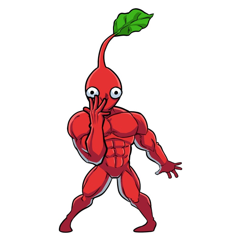 Buff Pikmin Sticker Series | Etsy