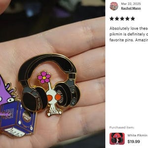 Purple Pikmin Gamecube Gold Enamel Pin - Etsy