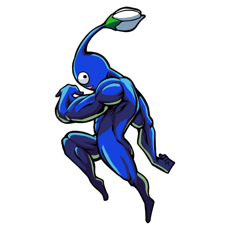 Jojo Pikmin Buff Pikmin Sticker Series - Etsy