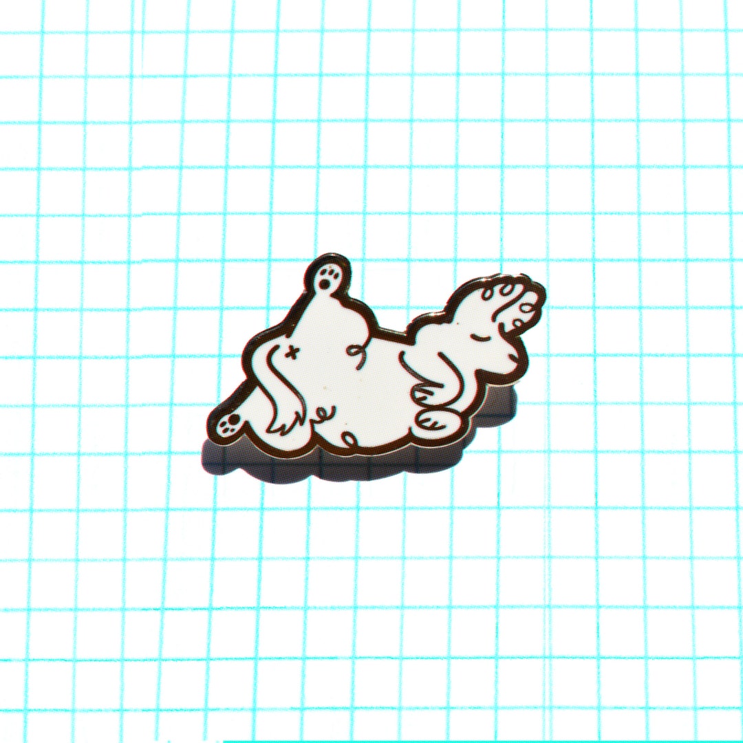 SLEEPING DOG Hard Enamel Pin - Etsy