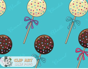 Cake Pop Clip Art - Etsy