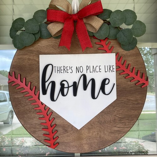 Baseball Door Hanger Wooden Door Hanger for Baseball - Etsy