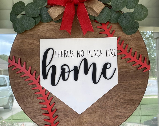 Baseball Door Hanger Wooden Door Hanger for Baseball - Etsy