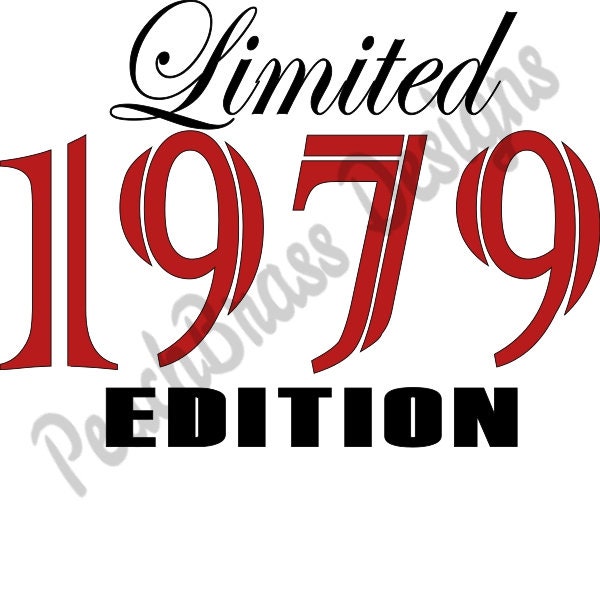 1979 Limited Edition - Etsy