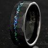 His and Her Mystic Topaz Galaxy Ring Set, Cass Supernova, Black ...