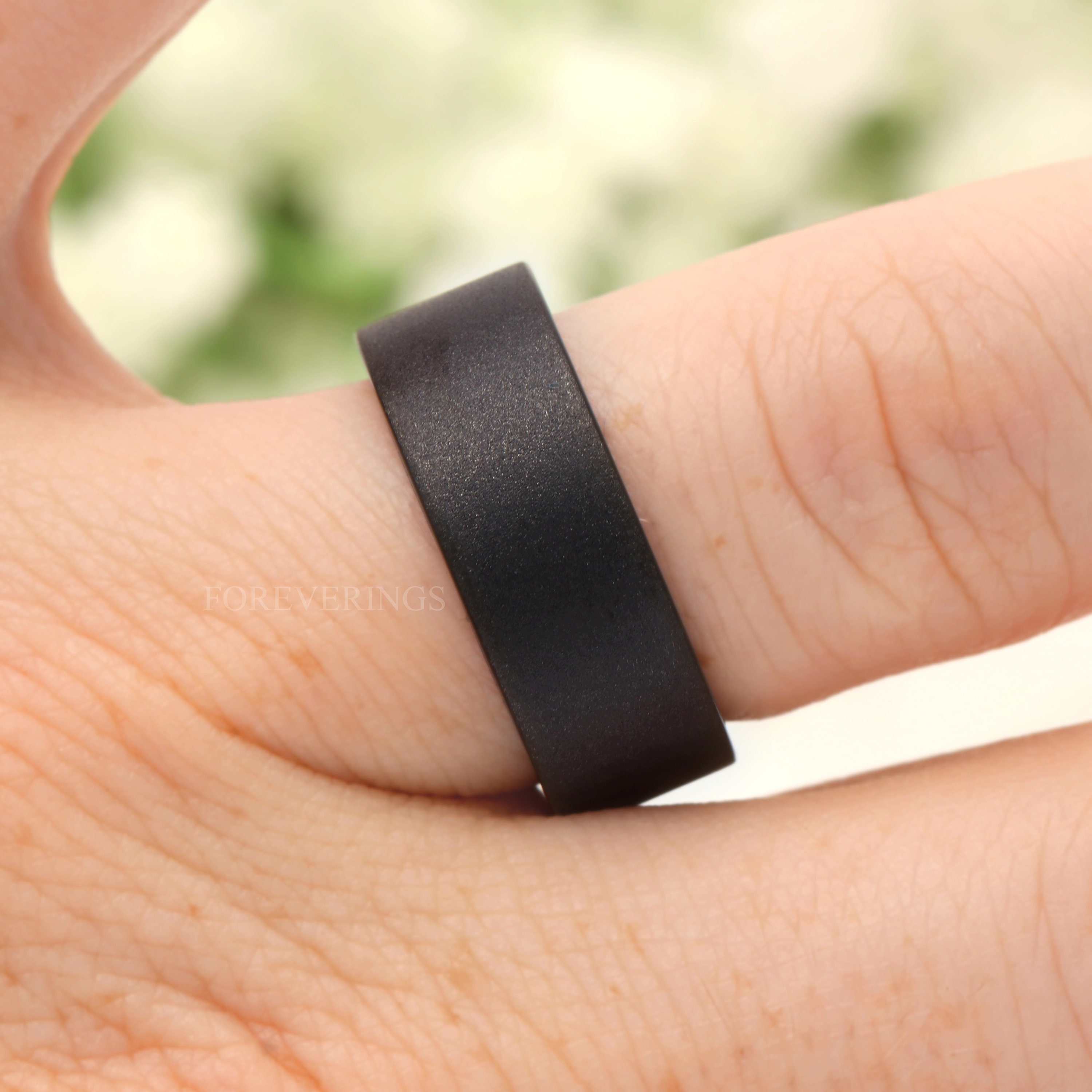 Wenge Wood and Tungsten Ring Mens Wedding Band Dark Wood - Etsy