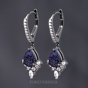 Great Rift Nebula Earrings, Starry Night, Dangle Drop, Galaxy Space ...