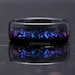Orion Nebula Ring Set, His and Hers Wedding Band, Black Sapphire ...