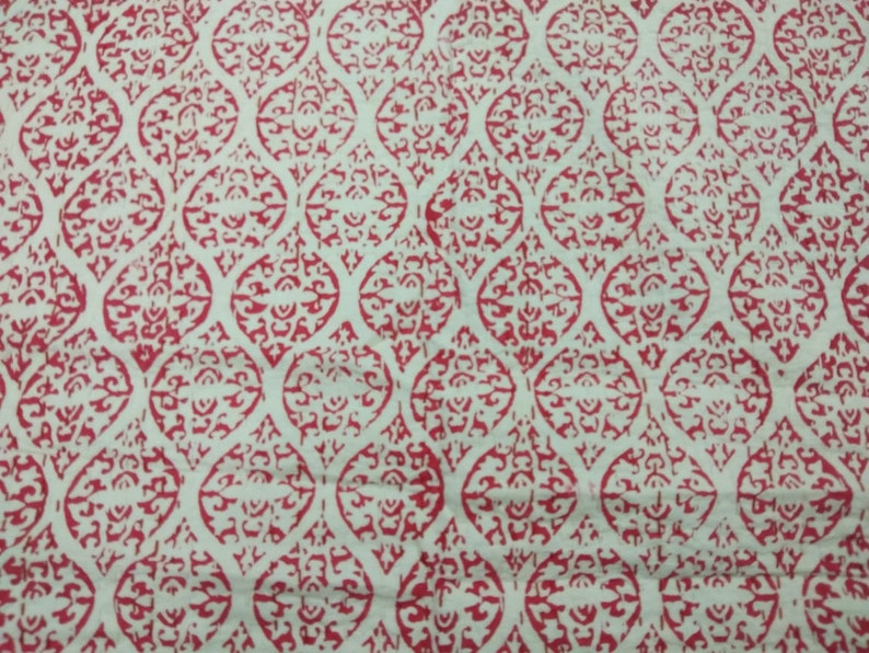 Handmade Kantha Quilthand Block Print Kantha Bed Coverthrow - Etsy