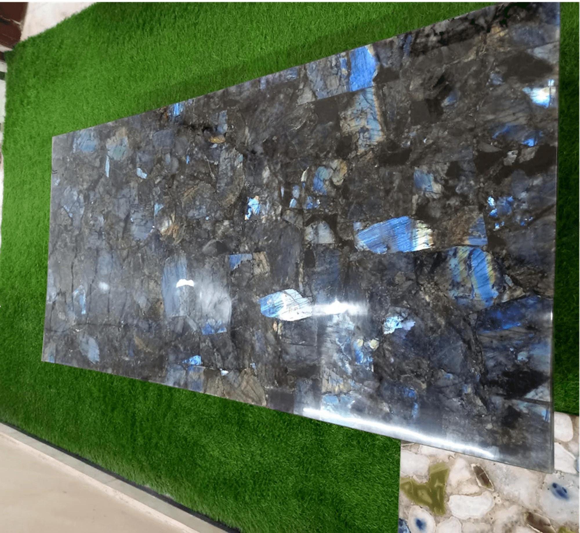 Handcrafted Labradorite Stone Kitchen Countertop Crystal Healing ...