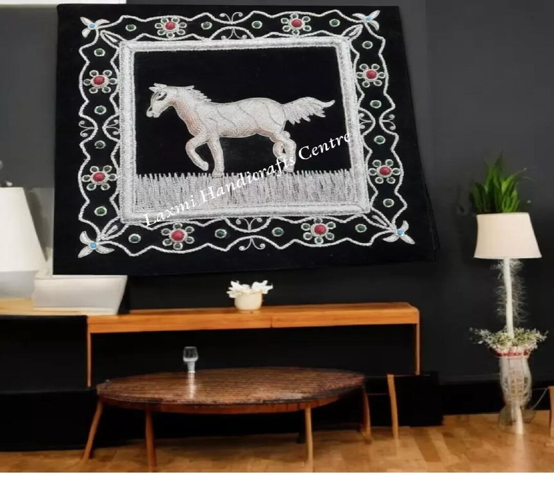 Zardozitapestry Wall Hanging,zari Work Hand Made Carpets Needlework ...