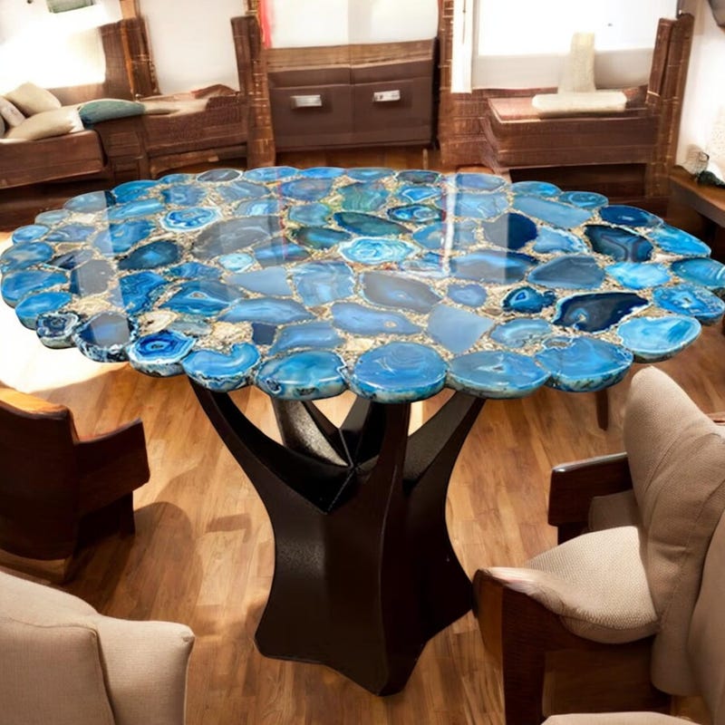 Geode Table - Etsy