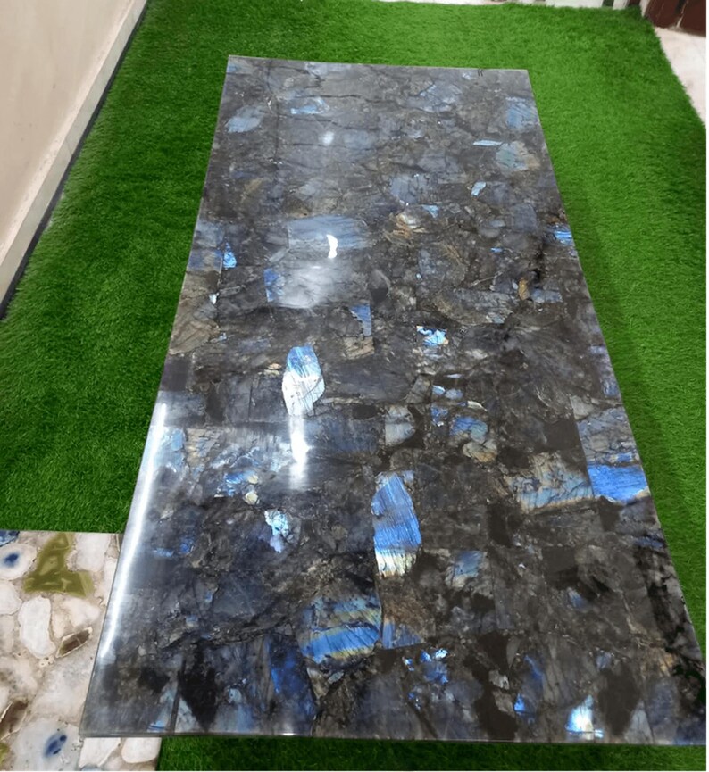 Handcrafted Labradorite Stone Kitchen Countertop Crystal Healing ...