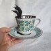 Blue Flower Demon Teacup - Etsy