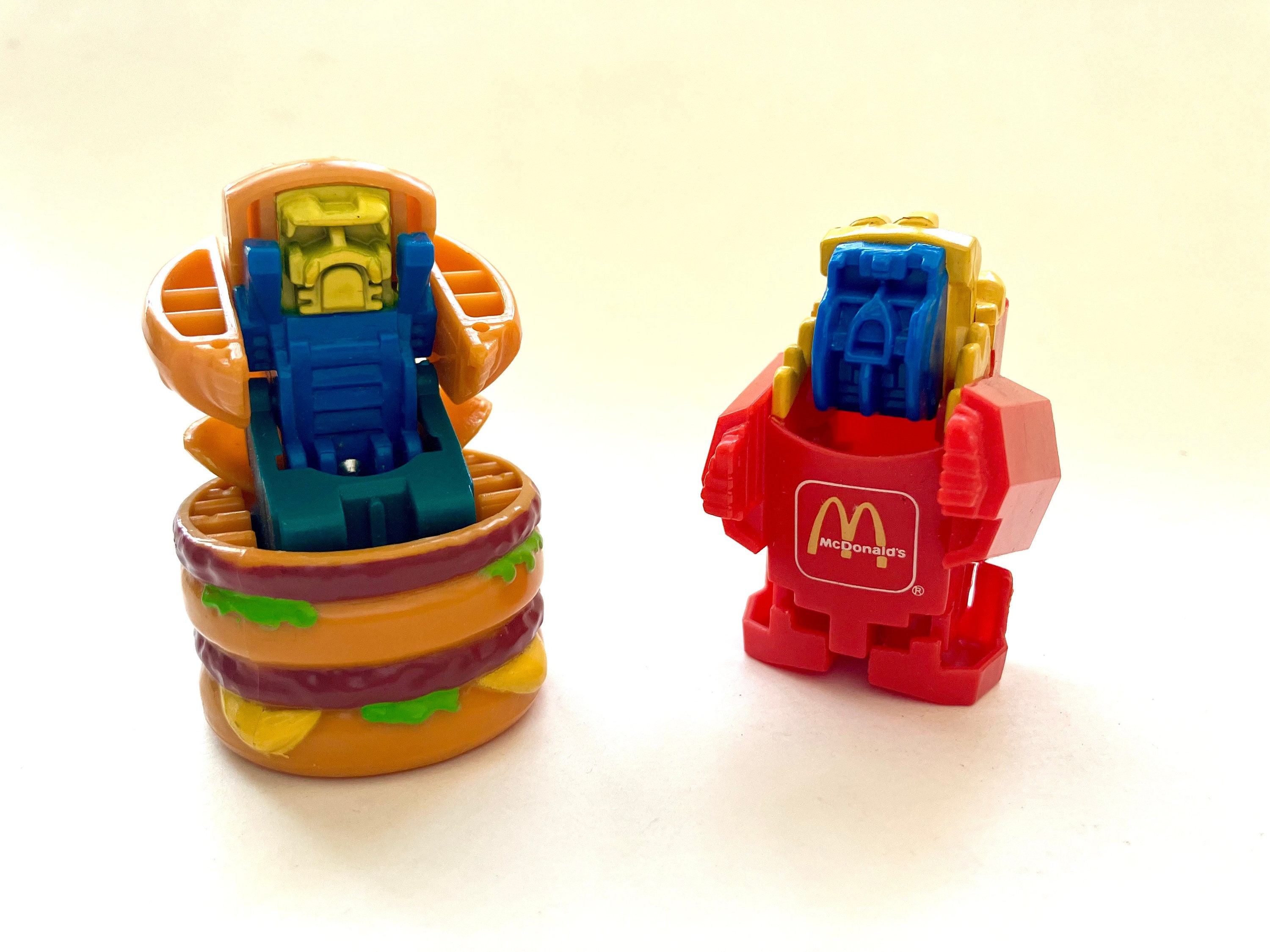 Big Mac & Fries Transformers Mcdonald's Happy Meal Toy - 1987 - Etsy