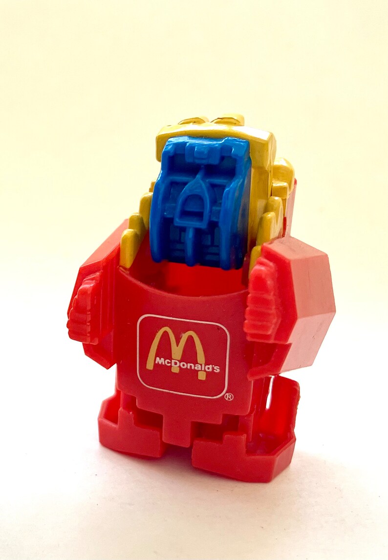 Big Mac & Fries Transformers Mcdonald's Happy Meal Toy - 1987 - Etsy