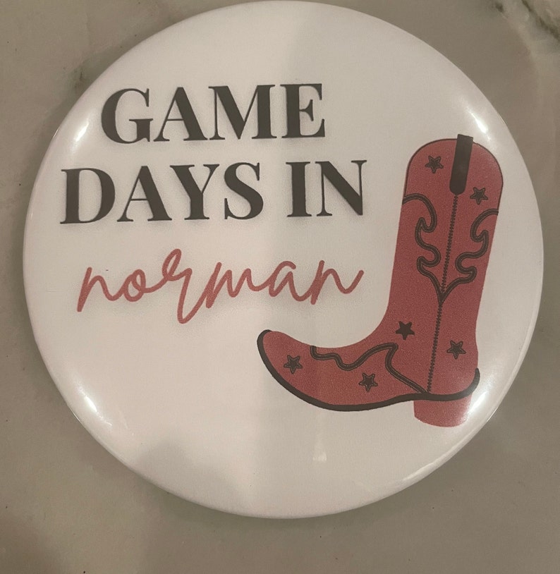 University of Oklahoma Gameday Buttons/pins - Etsy
