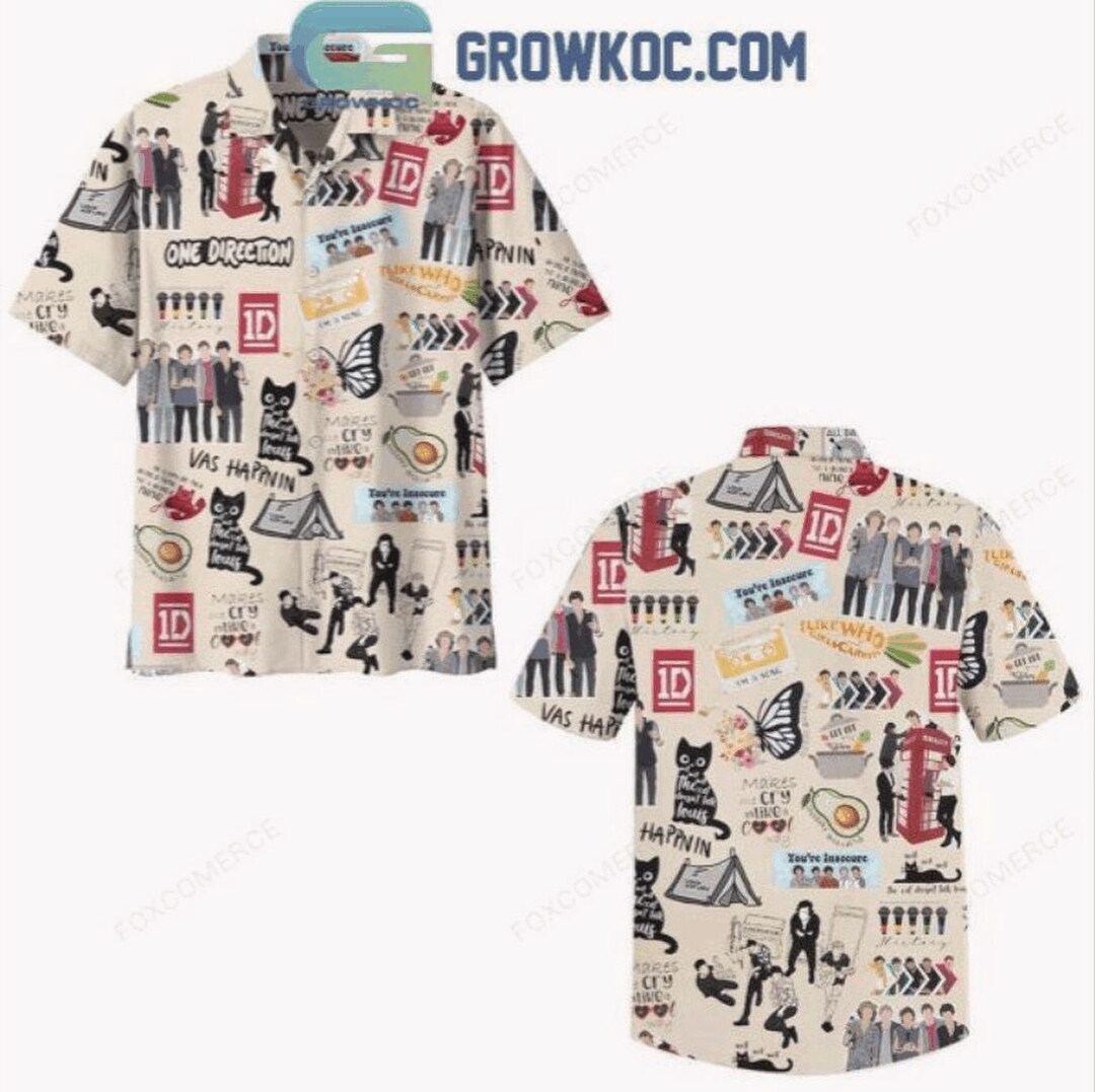 One Direction Cool Way Crying Meme Hawaiian Shirt - Etsy