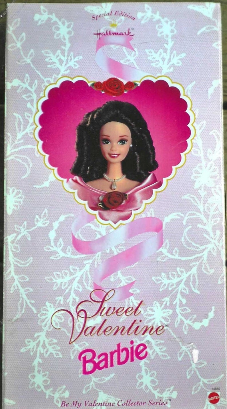 VALENTINE BARBIE Doll Sweet Valentine Mattel Mint in Original Box - Etsy