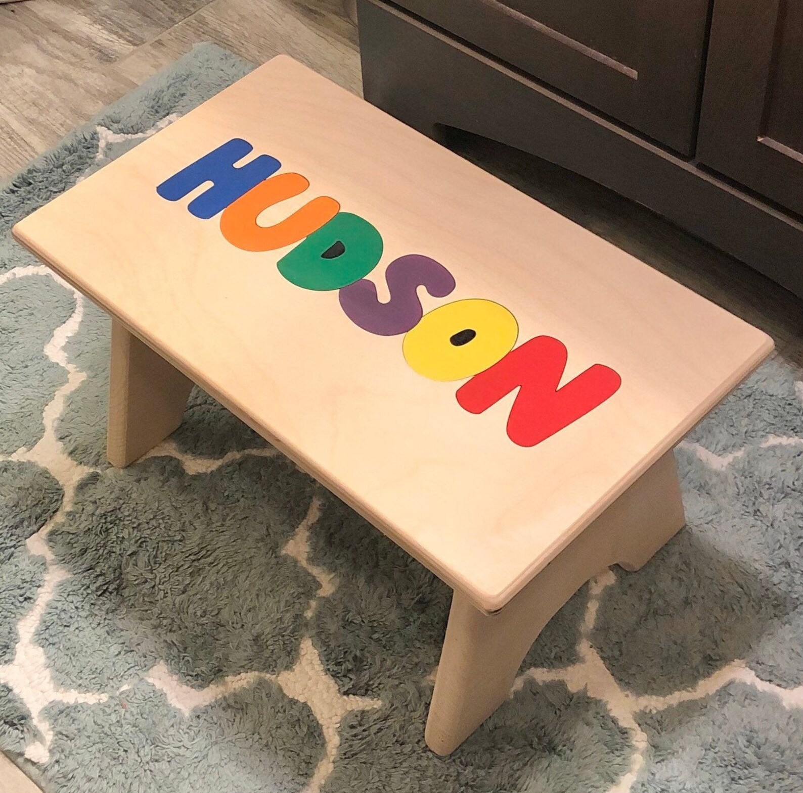 Name Puzzle STOOLS Wooden Personalized Puzzle Stools With - Etsy
