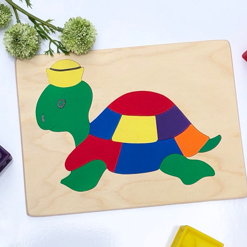 Turtle Puzzle - Etsy