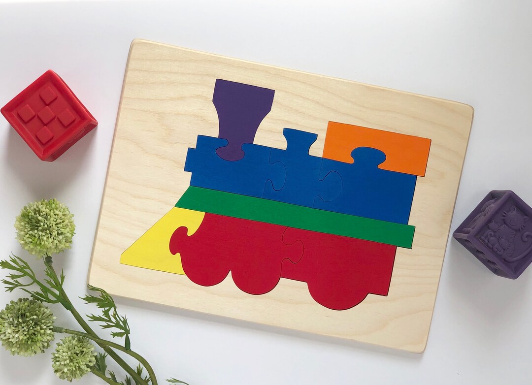 Train Puzzle, Wooden Puzzle, Toys for Kids, Puzzle, Educational Gift ...