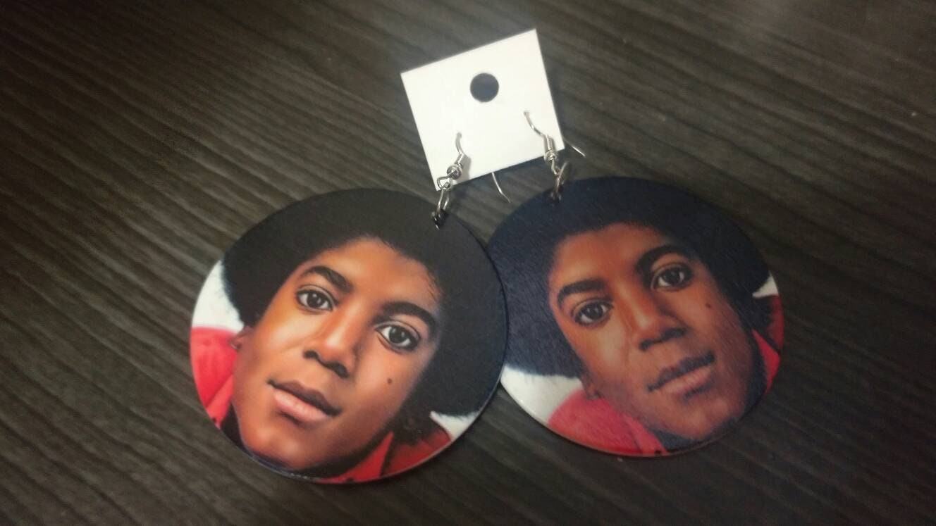 East Side West Side Tupac Earring Young Michael Jackson | Etsy