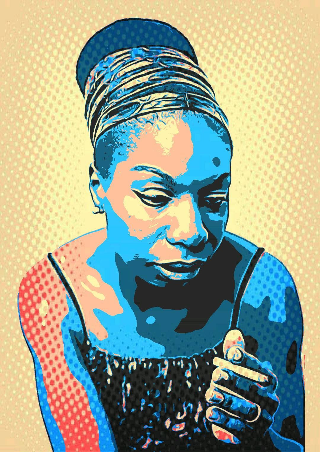 Nina Simone Print Nina Simone Poster Nina Simone Art Print Etsy
