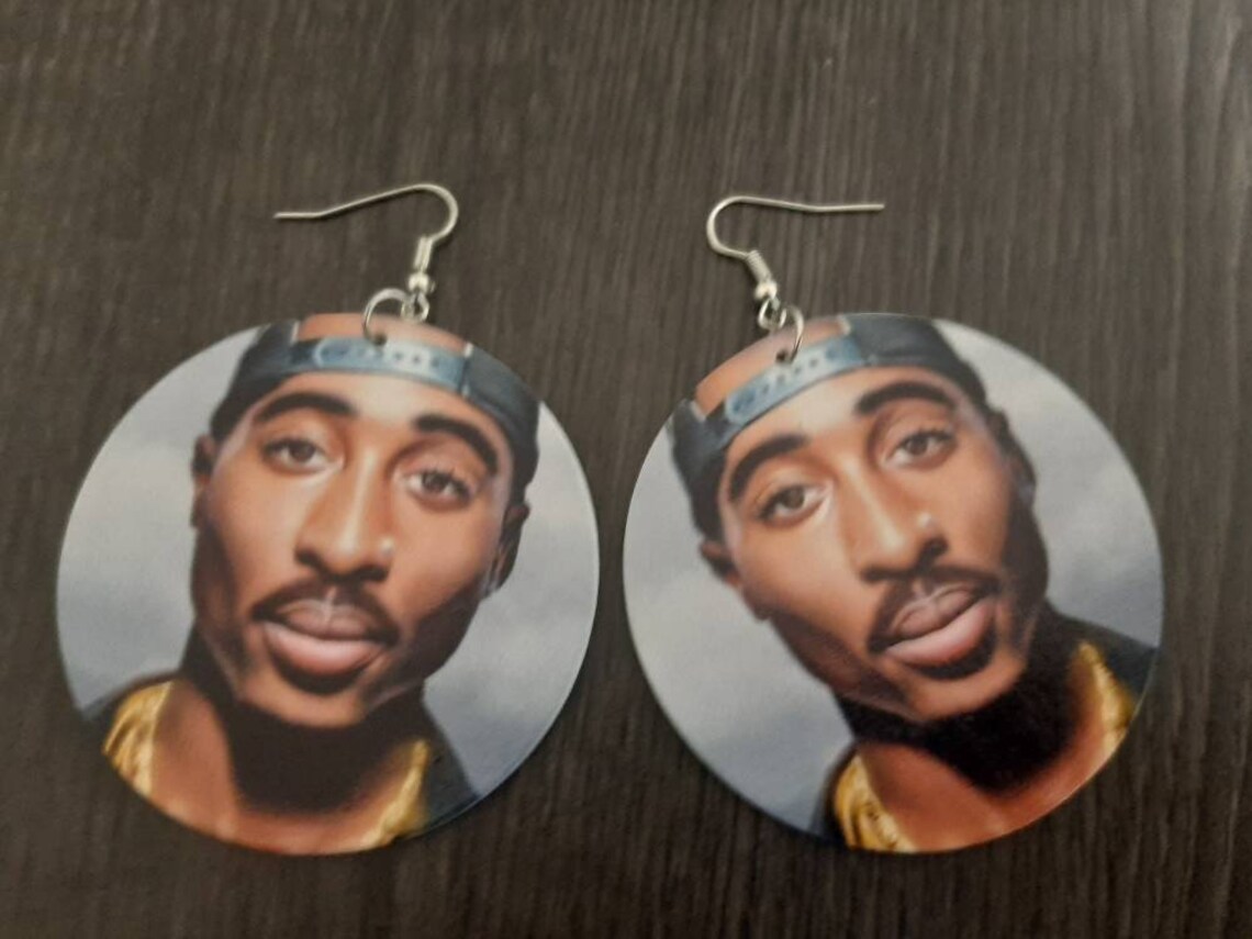 East Side West Side Tupac Earring Young Michael Jackson | Etsy