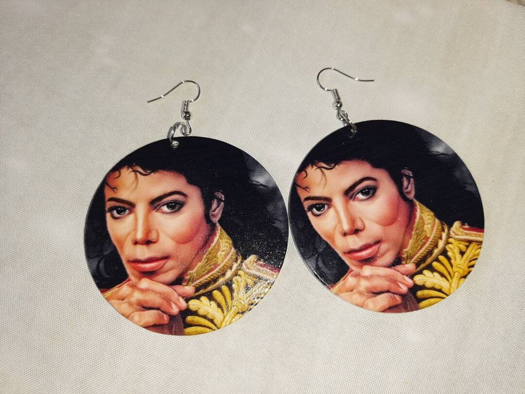 East Side West Side Tupac Earring, Young Michael Jackson Earrings ...