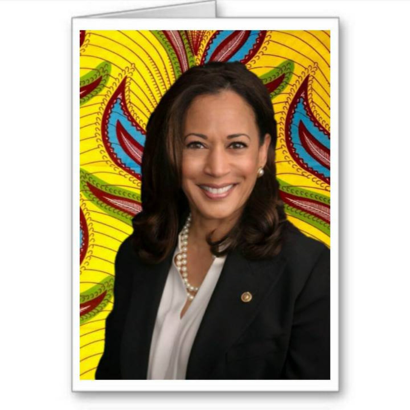 Kamala Harris Card 5 X 7 Greeting Cards Madam Vice President - Etsy