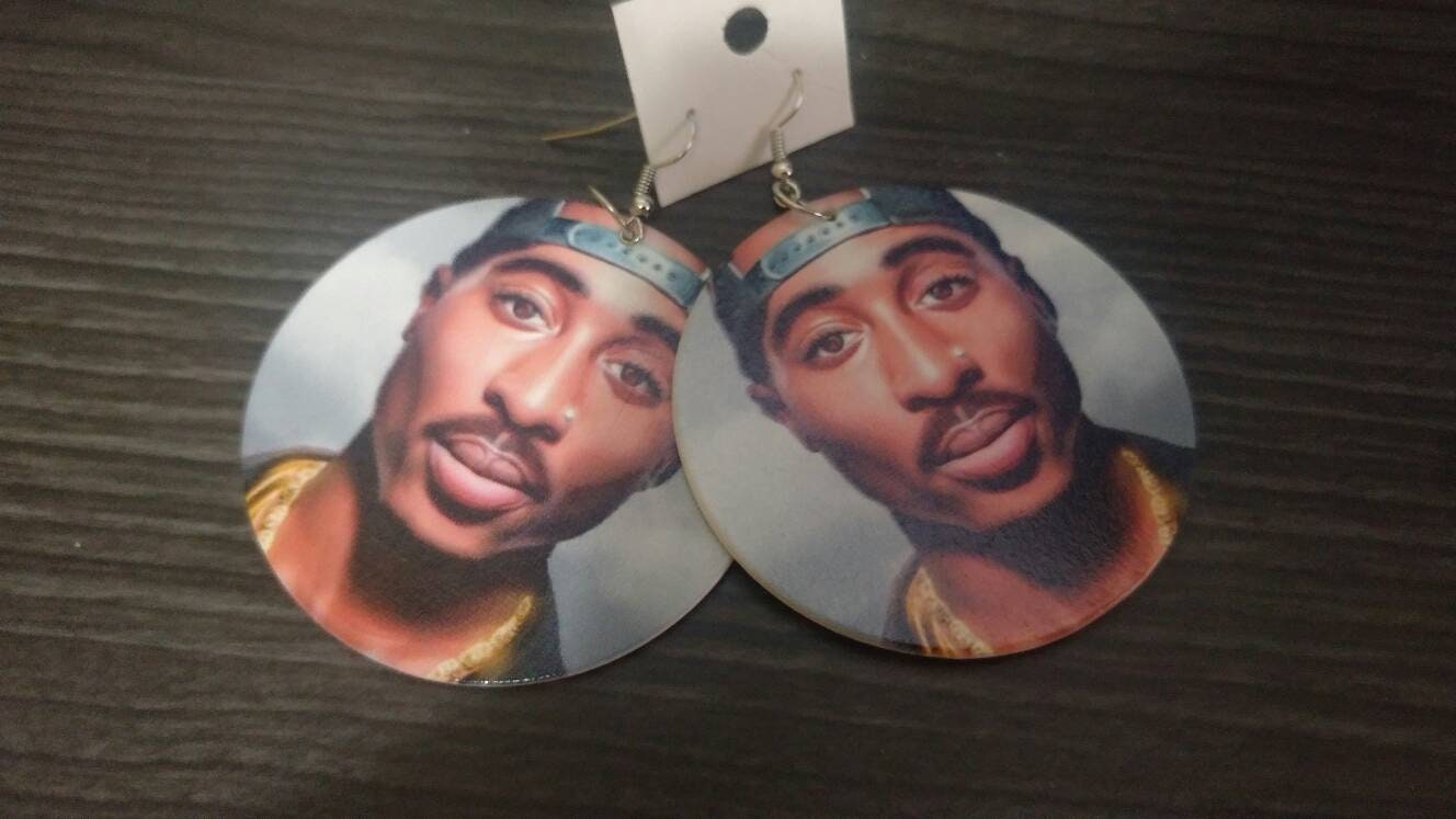 East Side West Side Tupac Earring Young Michael Jackson | Etsy