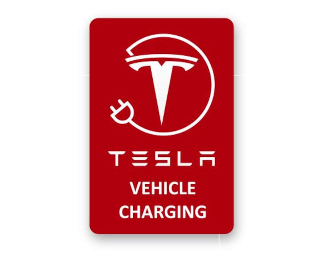 12x18 Tesla Vehicle Charging Aluminum Sign With Plug - Etsy