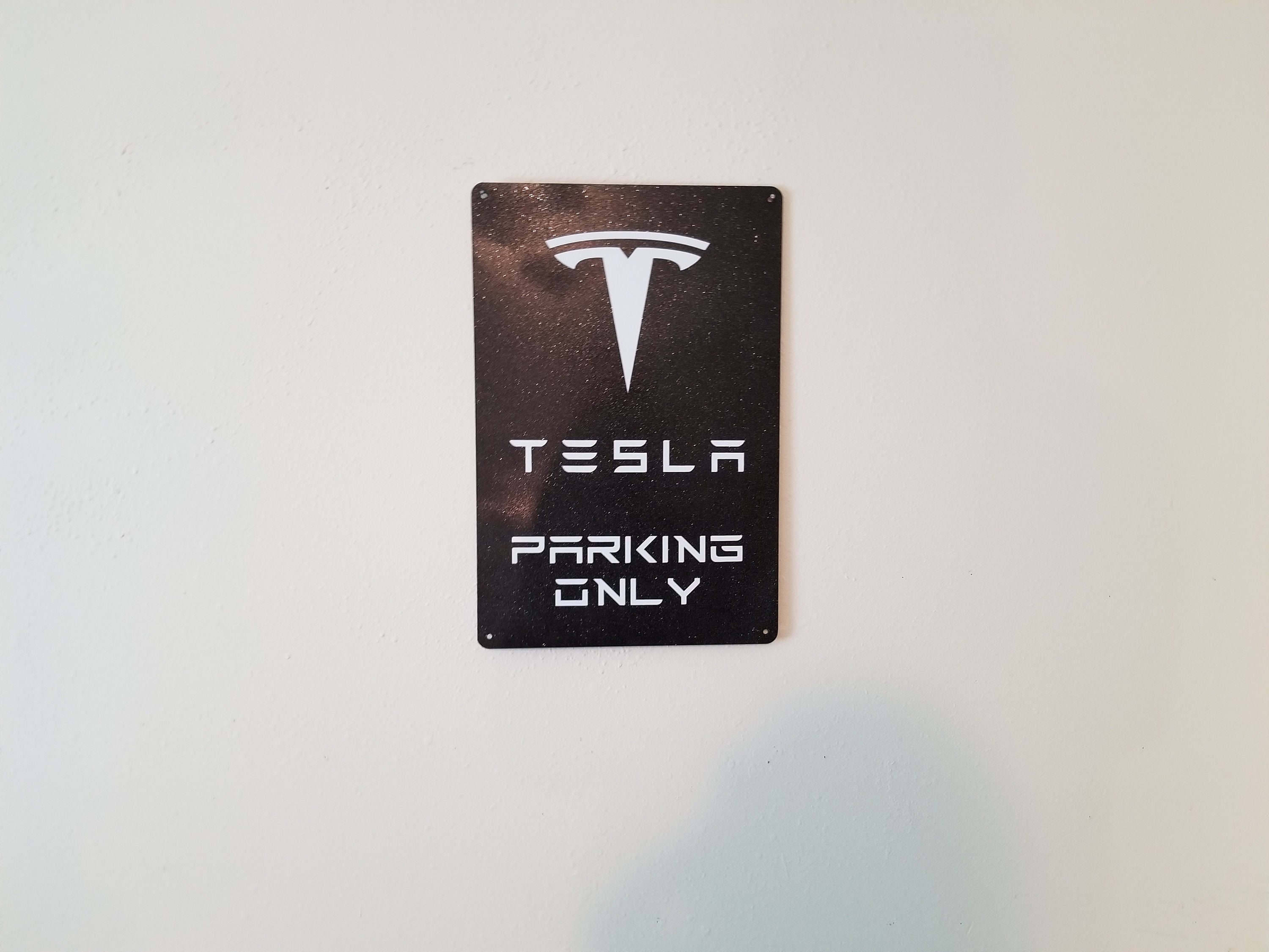 Tesla Parking Only Aluminum Sign - Etsy UK